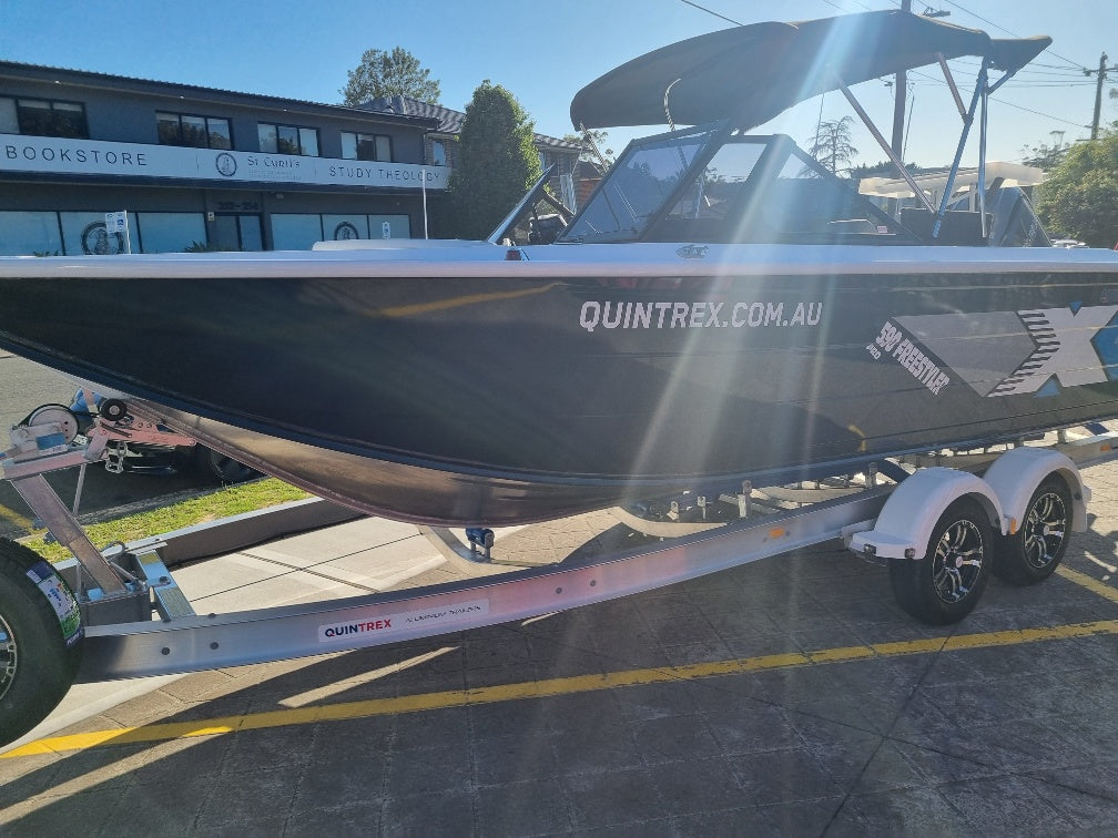 Quintrex 590 Freestyler pro with 150hp Yamaha – Hunts Marine