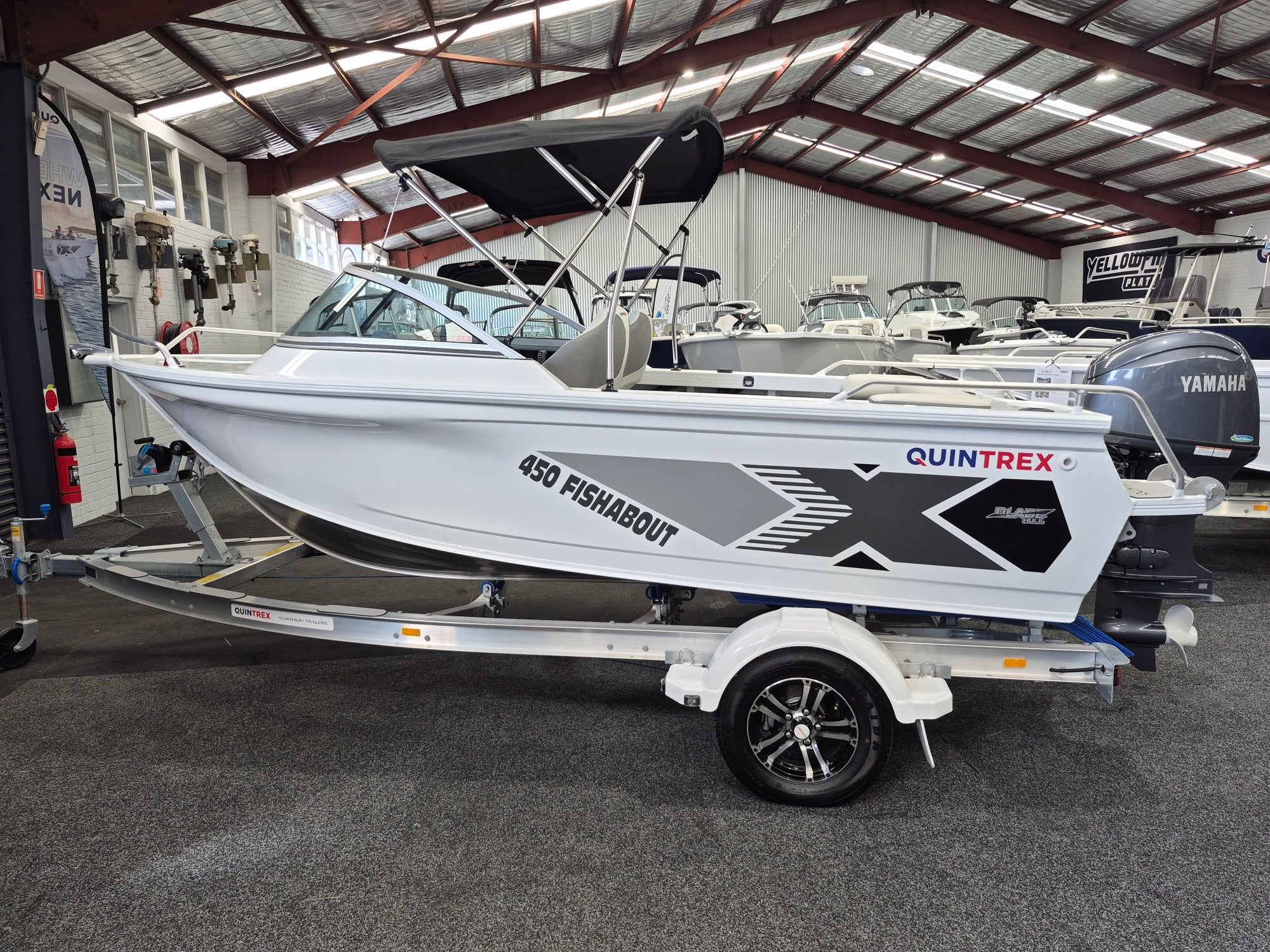 Quintrex 450 Fishabout with 60hp Yamaha – Hunts Marine