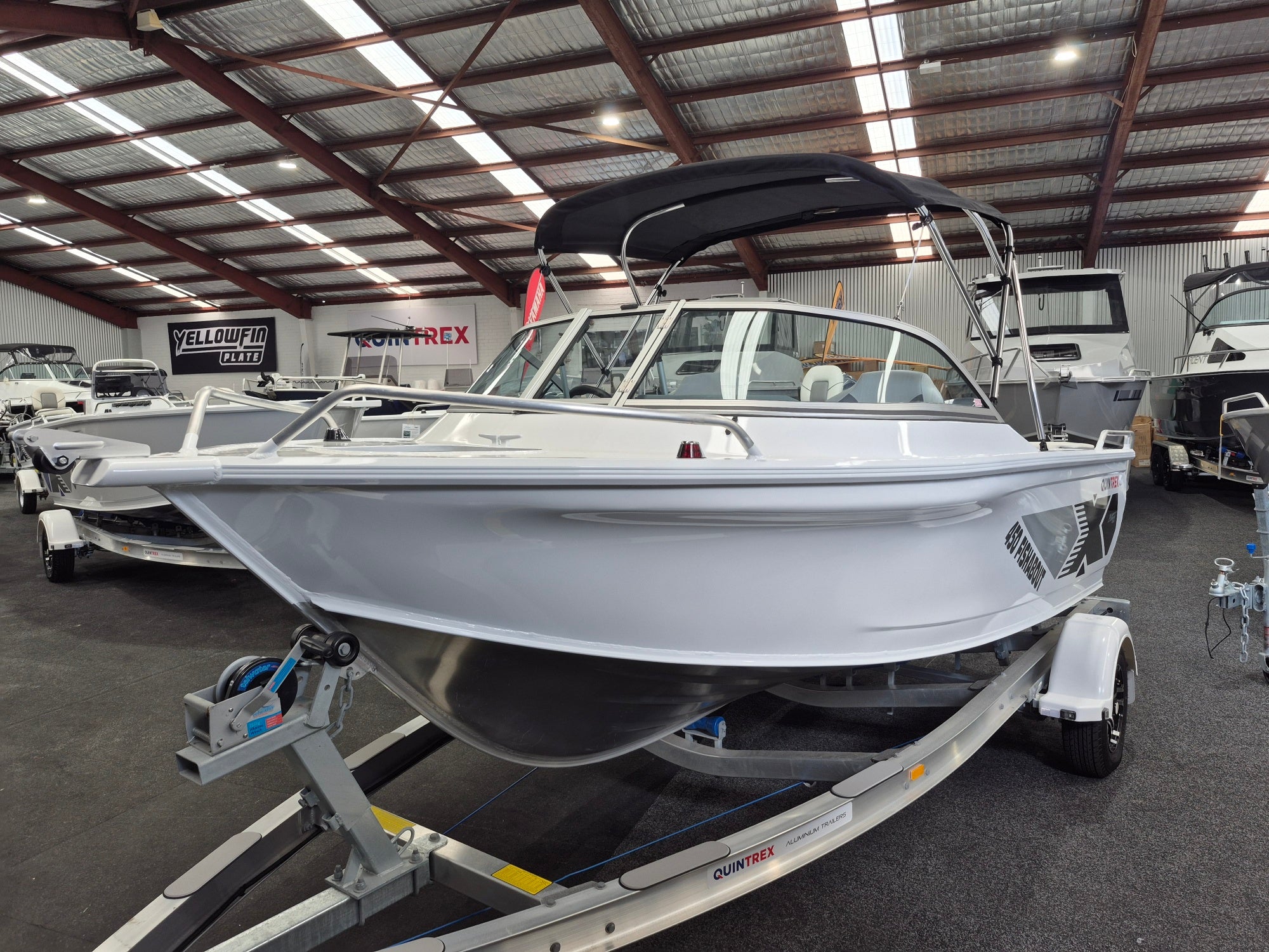 Quintrex 450 Fishabout with 60hp Yamaha – Hunts Marine
