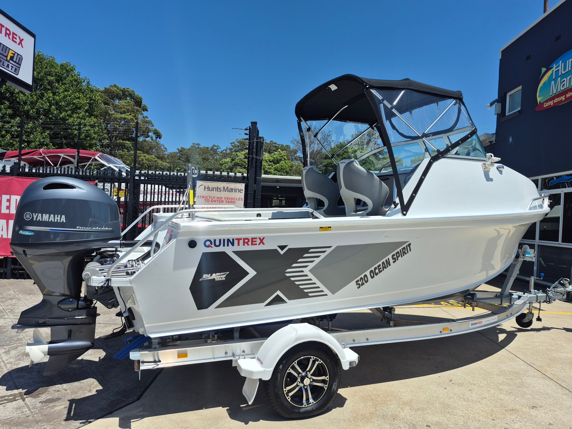 Quintrex 520 Ocean Spirit with 90hp Yamaha – Hunts Marine
