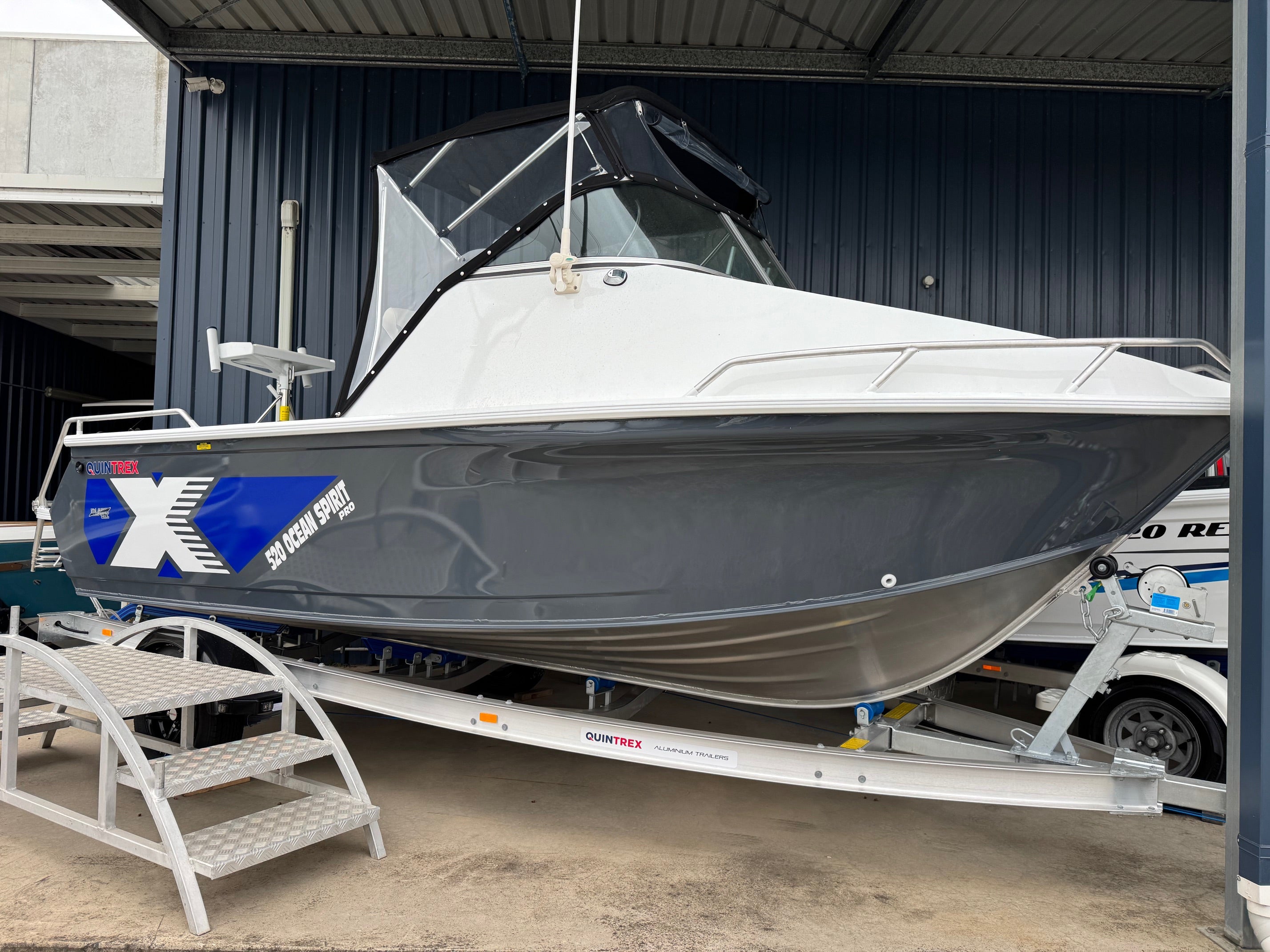 Quintrex 520 Ocean Spirit Pro, 383588 Yamaha F115LB WG – Hunts Marine