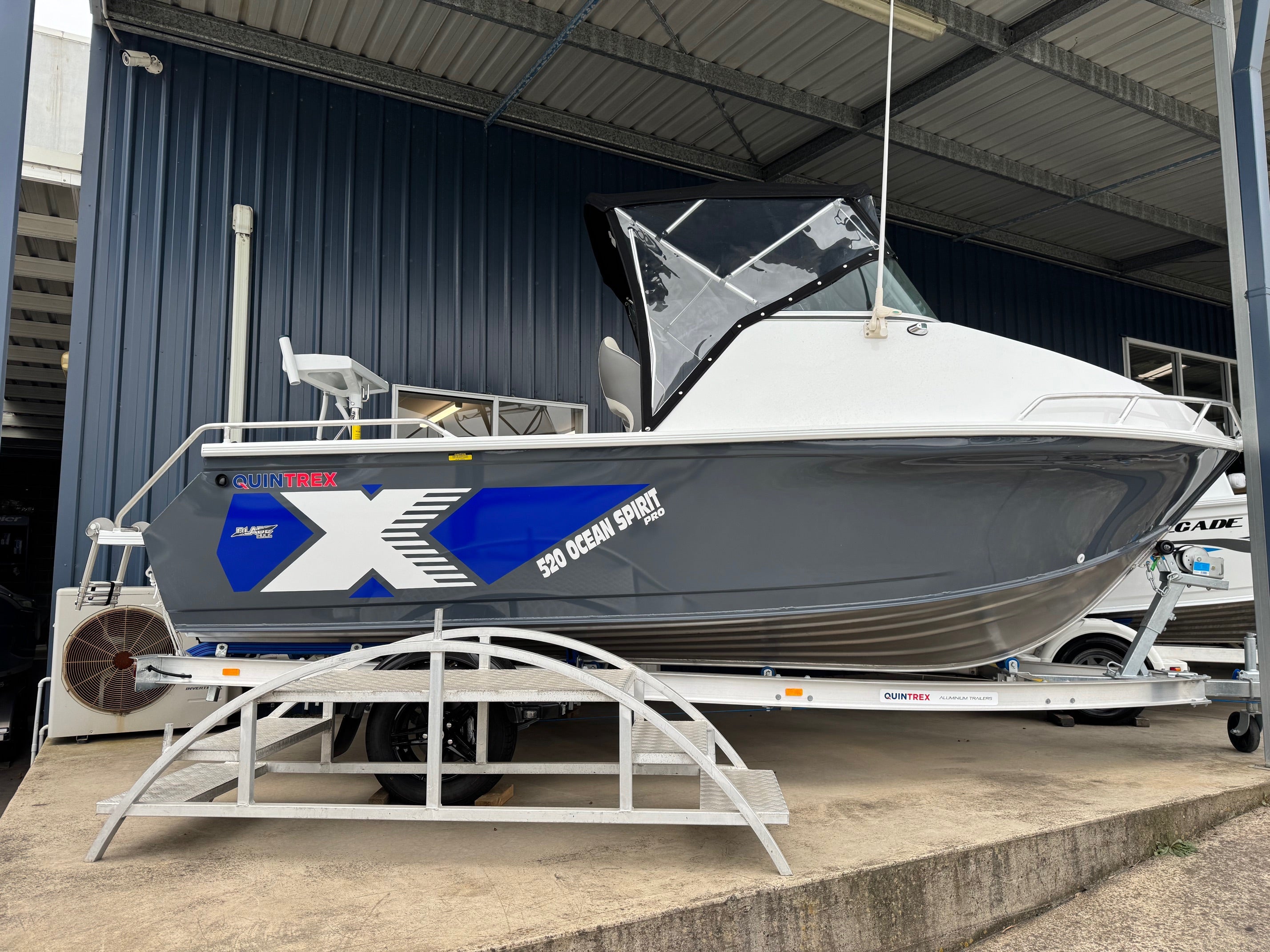 Quintrex 520 Ocean Spirit Pro, 383588 Yamaha F115LB WG – Hunts Marine