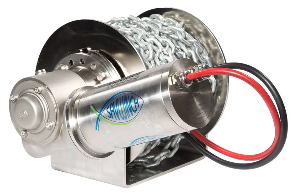 Savwinch 1500-SS Signature Stainless Steel Drum Winch kit - Suits boat ...