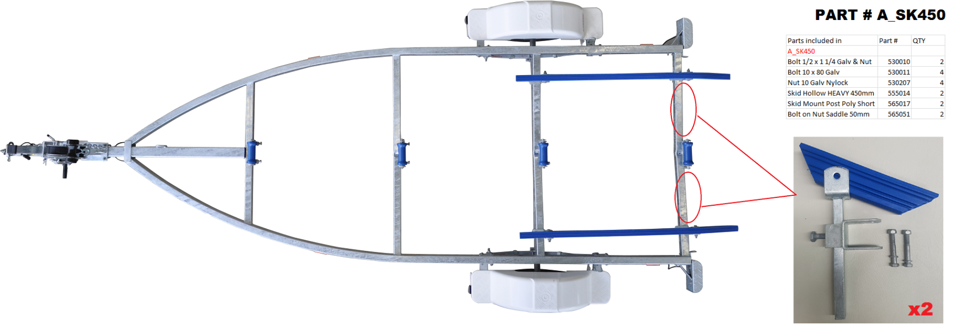 Trailer Service Items | Hunts Marine